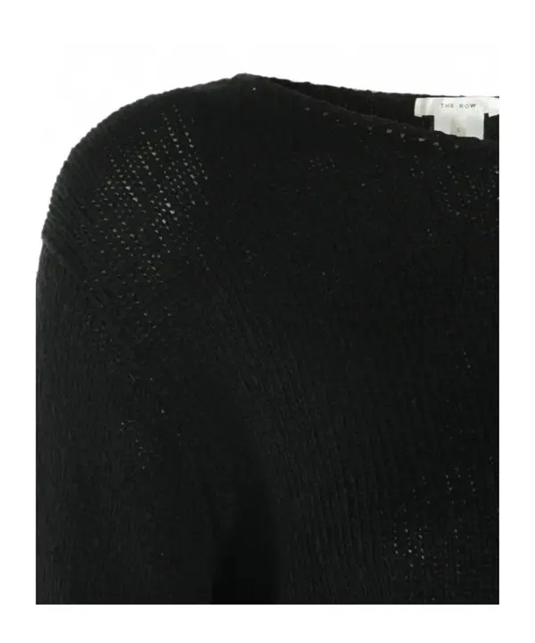 THE ROW Long-sleeved Knitwear With Crochet Piping