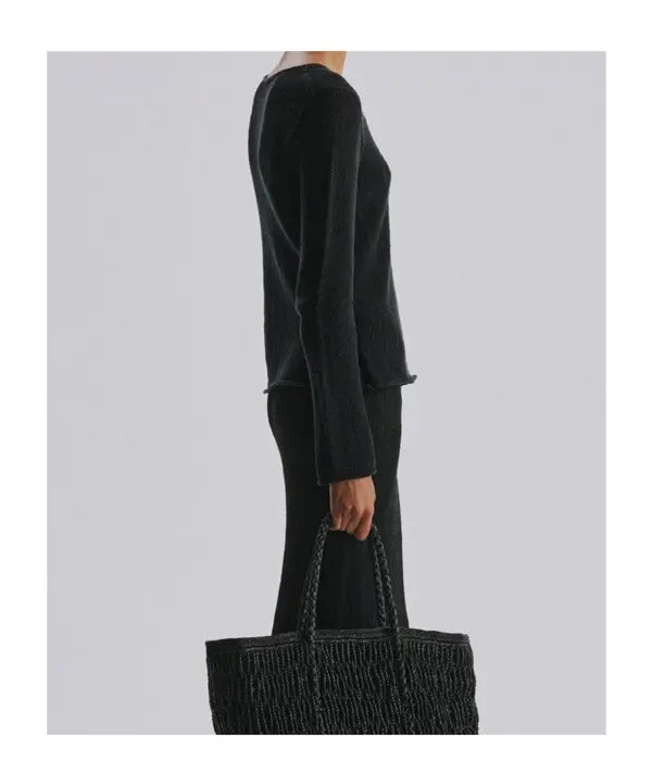THE ROW Long-sleeved Knitwear With Crochet Piping