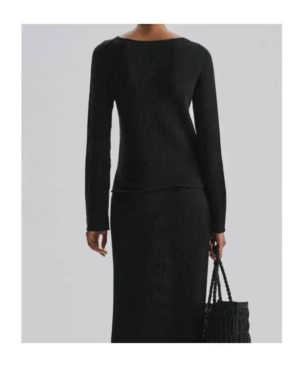THE ROW Long-sleeved Knitwear With Crochet Piping