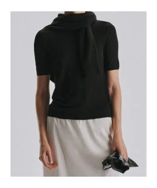 THE ROW Ozzi Short-sleeve Top