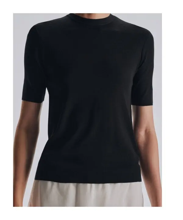 THE ROW Ozzi Short-sleeve Top