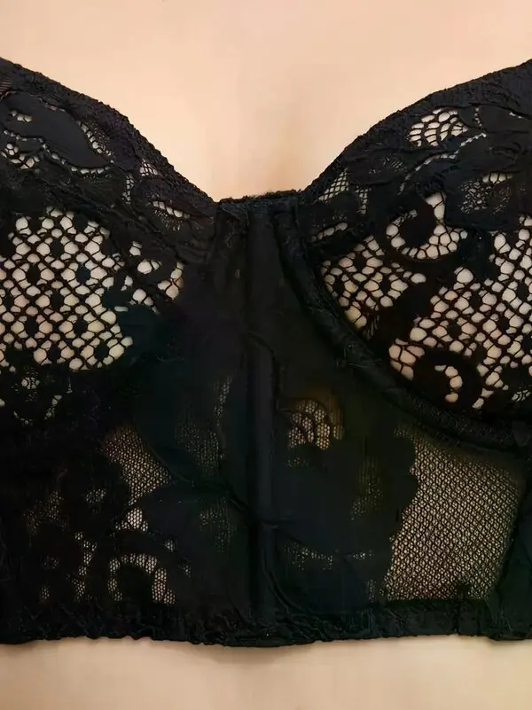 ZHILYOVA Floral-lace Bralette