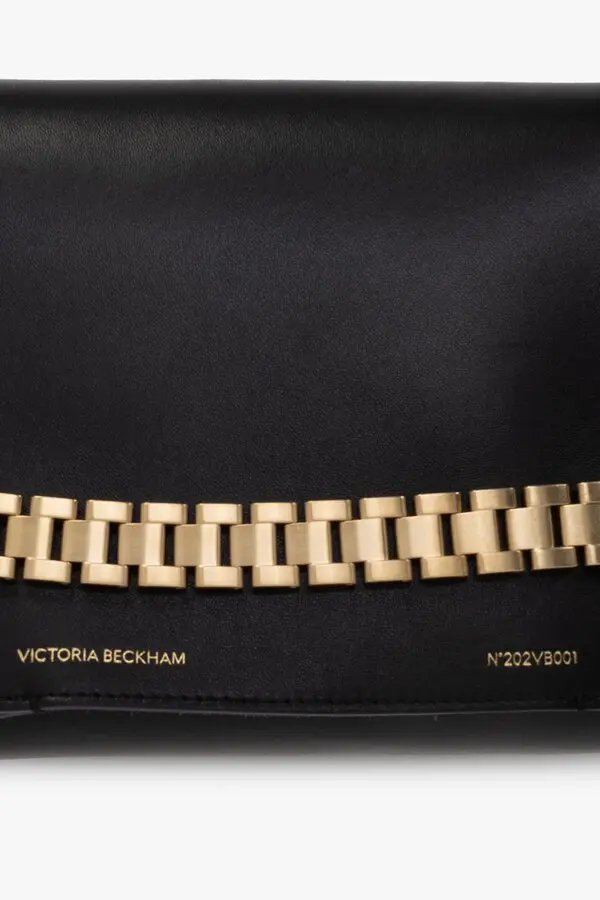 Victoria Beckham Chain Detail Foldover Shoulder Bag