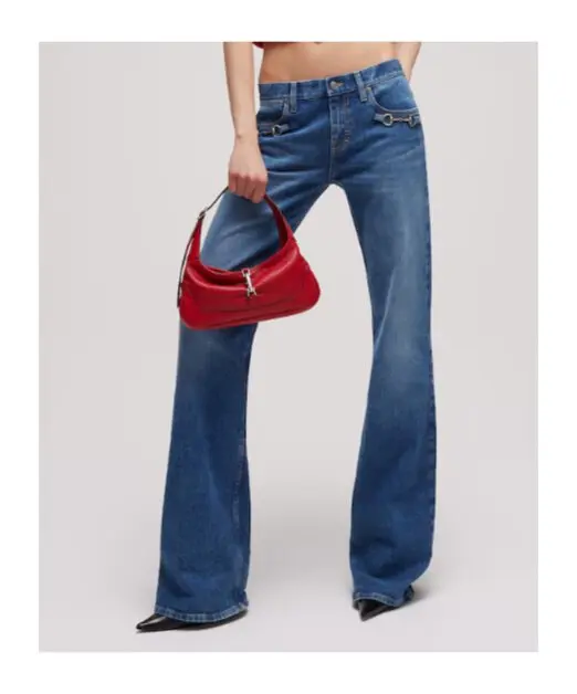 Gucci Jackie Slim Medium Shoulder Bag - Red
