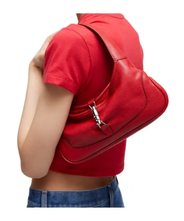 Gucci Jackie Slim Medium Shoulder Bag - Red