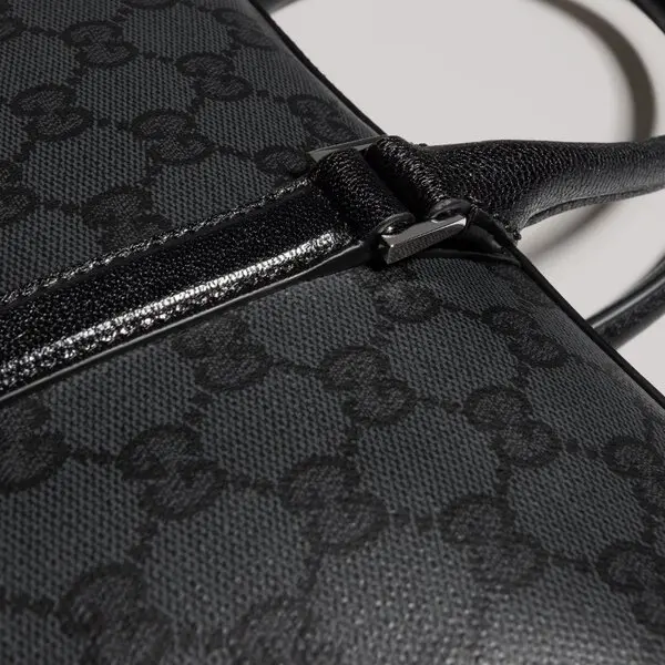 Gucci Monogrammed Leather Briefcase