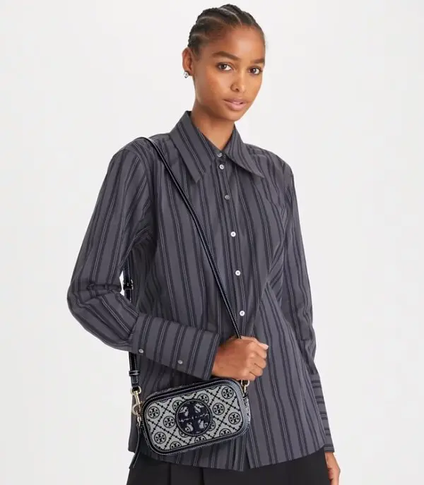 Tory Burch Miller T Monogram Crossbody Bag
