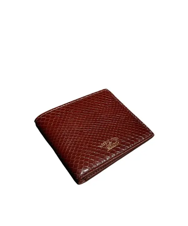 Gucci Lira Bi-fold Python Wallet