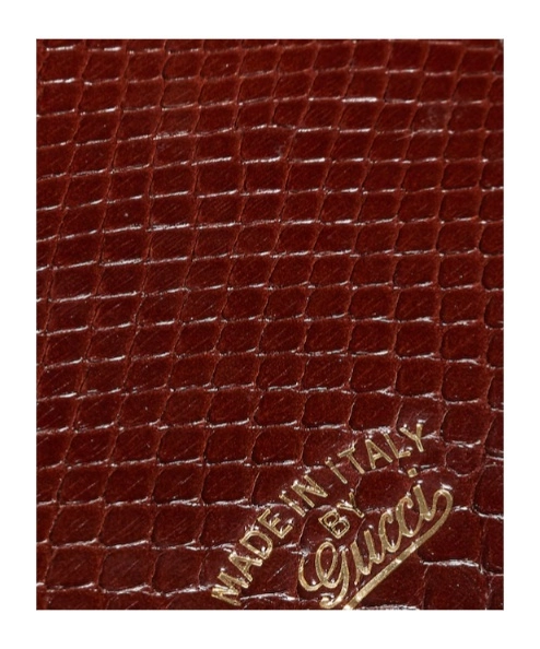Gucci Lira Bi-fold Python Wallet