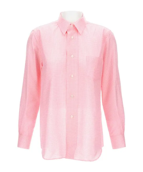 Comme Des Garçons Long Sleeve Shirt - Pink
