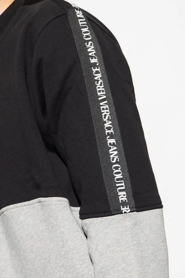 Versace Two-tone Crewneck Sweatshirt