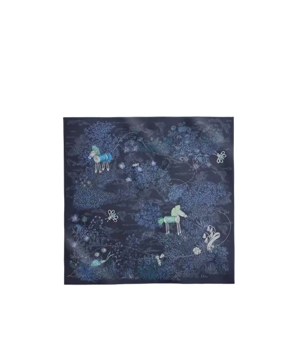 Dior Charming Garden Shawl - Blue