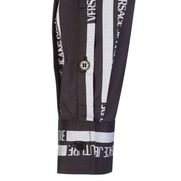 Versace Logo Long-sleeved Shirt