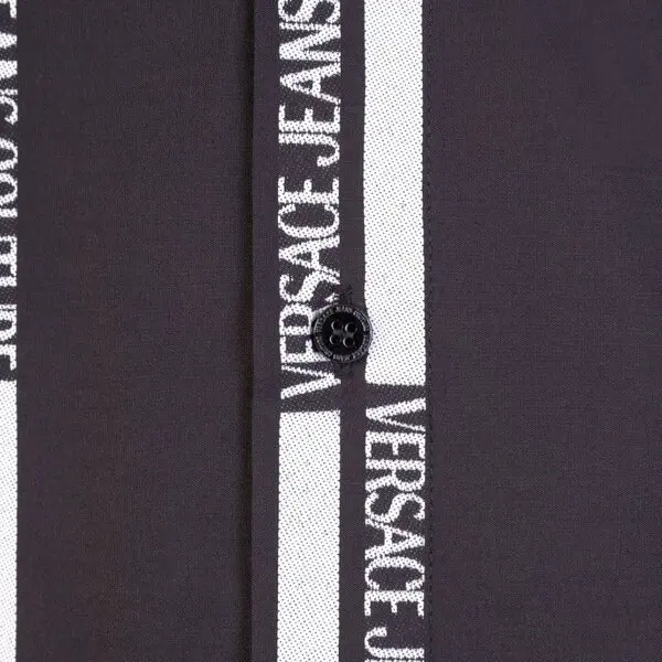 Versace Logo Long-sleeved Shirt
