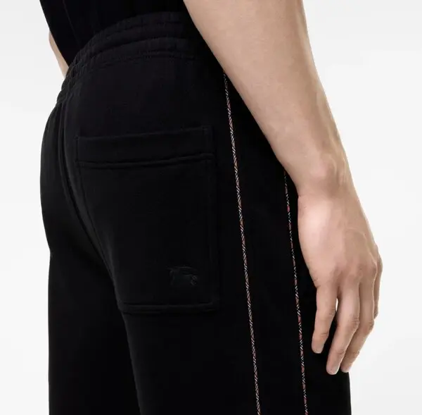 Burberry Check Piping Cotton Shorts