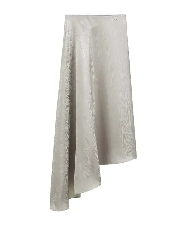 Dior Asymmetric Mid-length Jacquard Skirt
