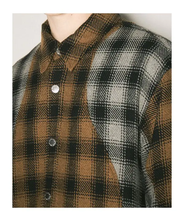 SONG FOR THE MUTE Checked Casual Jacket