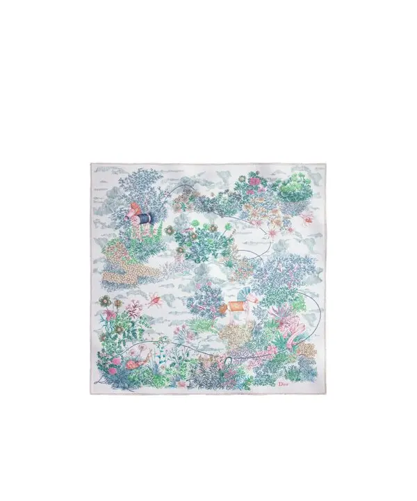 Dior Charming Garden Shawl - Multi-color