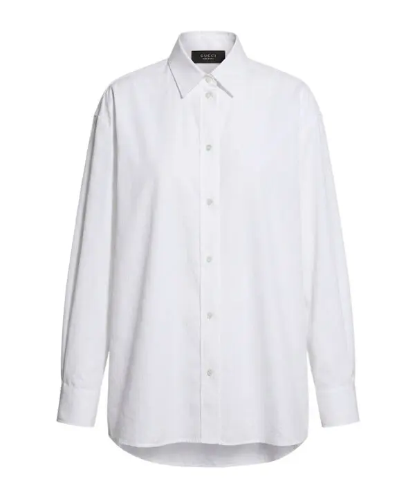 Gucci Cotton Poplin Shirt - White