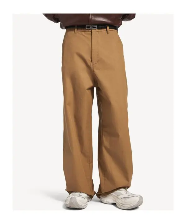 Balenciaga Wide Leg Chino Trousers