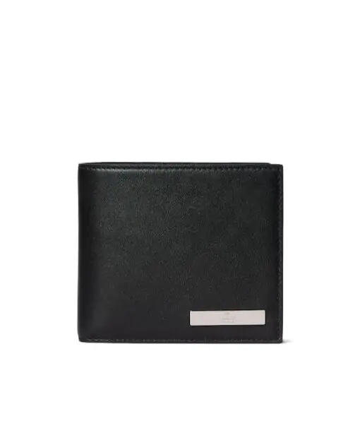 Gucci Coin Wallet With Metal Tag - Black