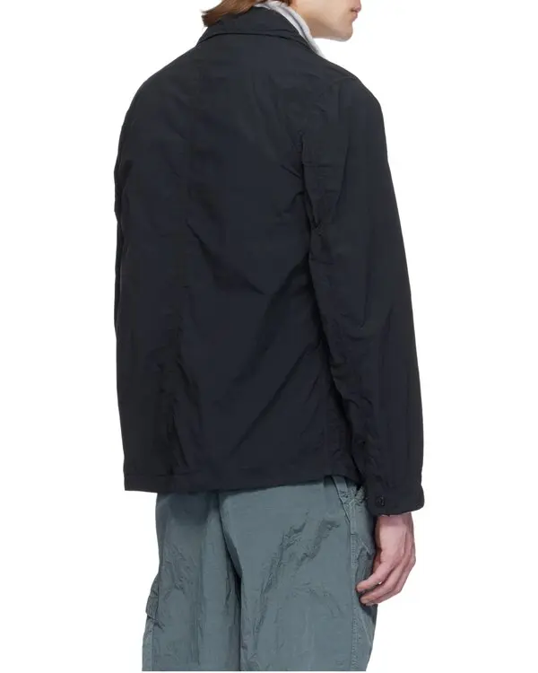 Stone Island Logo Patch Buttoned Jacket