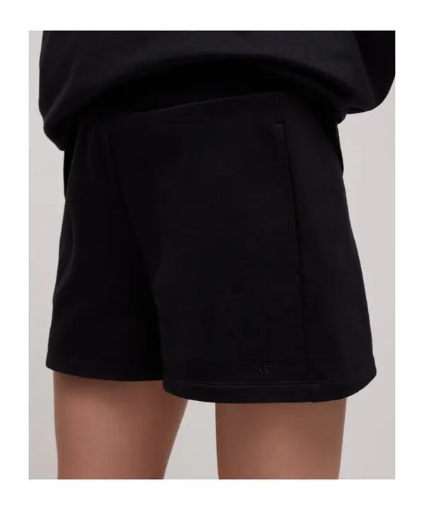 Gucci Embroidered Cotton Silk Jersey Shorts