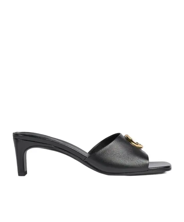Gucci Double G Slide Sandals - Black
