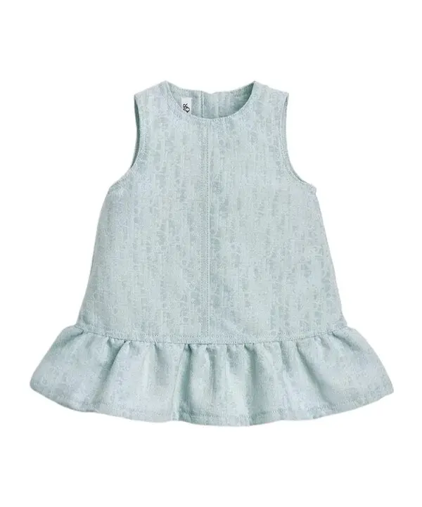 Dior Sleeveless Dress With Ruffled Hem