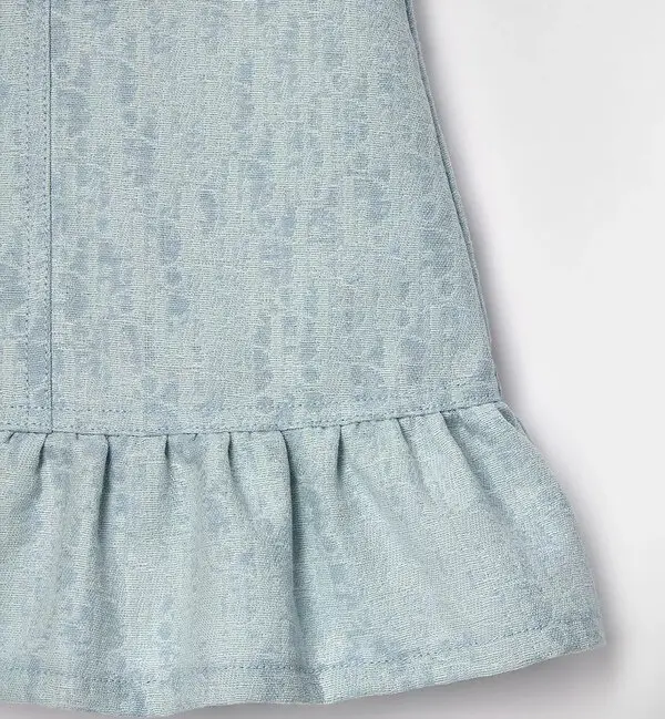 Dior Sleeveless Dress With Ruffled Hem