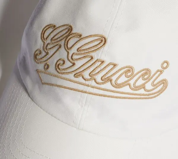 Gucci Cotton Baseball Cap With Embroidery