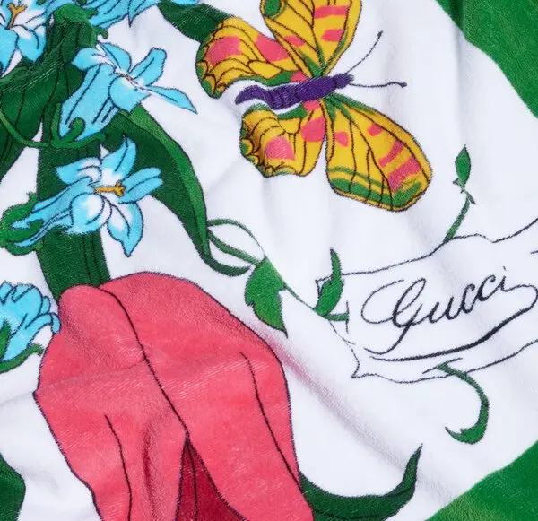 Gucci Printed Cotton Terrycloth Beach Blanket - Multi-color