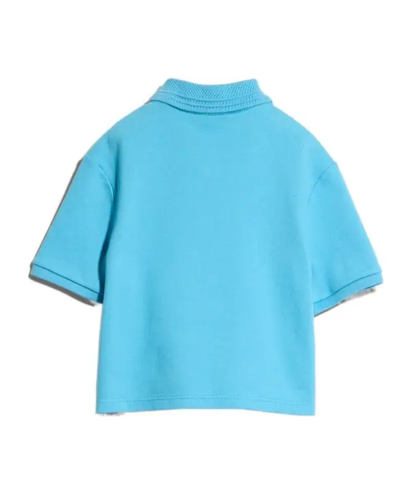Gucci Embroidered Cotton Polo Shirt