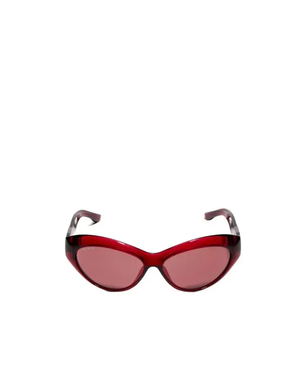 Gucci Cat Eye Frame Sunglasses - Red