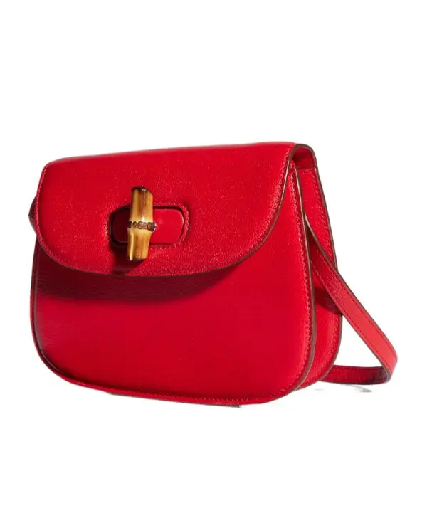 Gucci Bamboo Mini Bag - Red