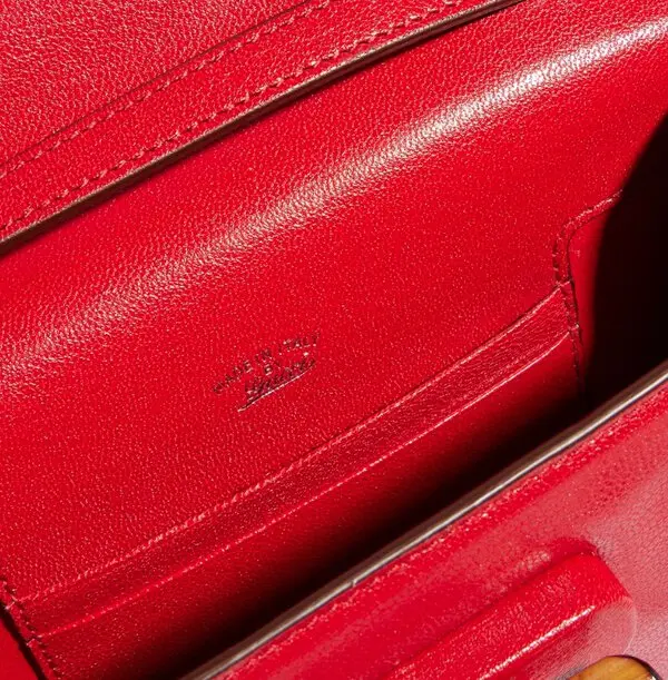 Gucci Bamboo Mini Bag - Red