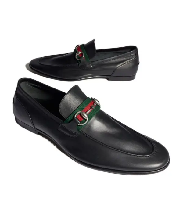 Gucci Como Loafers With Horsebit Detail - Black