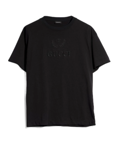 Gucci Embroidery Jersey T-shirt - Black