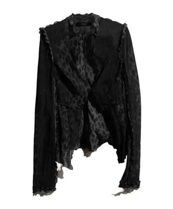 Gucci Printed Silk Blend Shirt