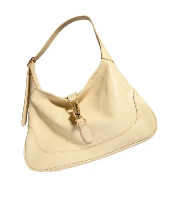Gucci Jackie 1961 Medium Shoulder Bag - Light Yellow