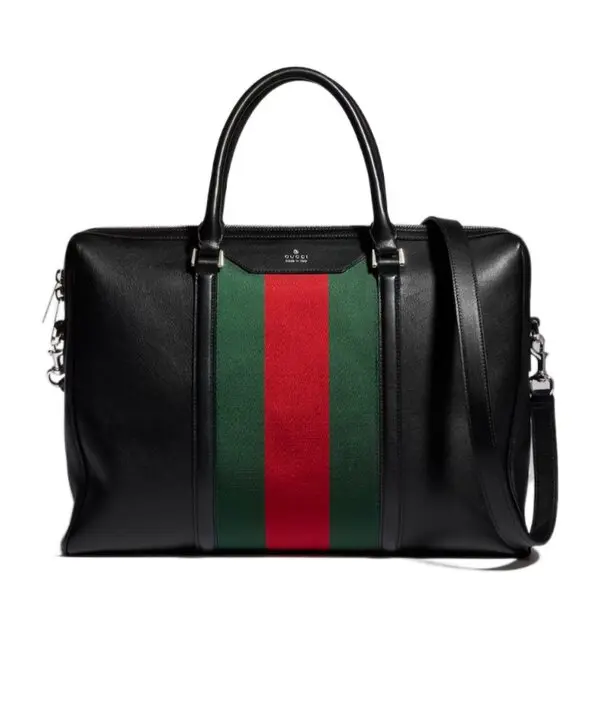 Gucci Mega Web Trademark Medium Briefcase