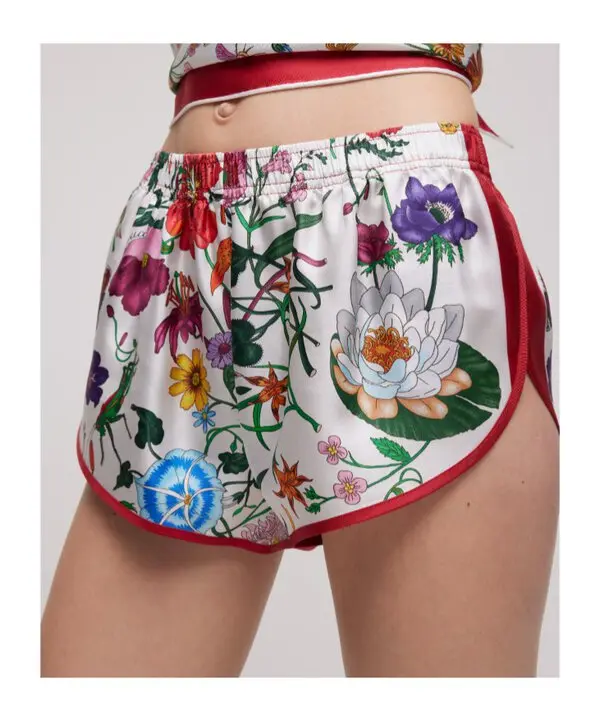 Gucci Printed Silk Shorts