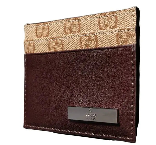 Gucci Card Case With Metal Tag