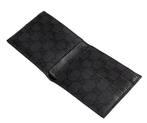 Gucci Bi-fold Wallet With Metal Tag