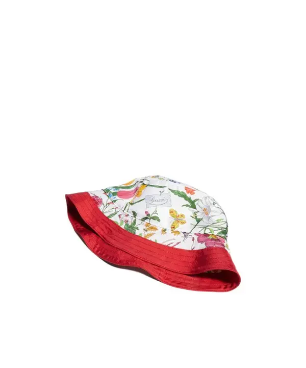 Gucci Printed Silk Twill Bucket Hat - Multi-color