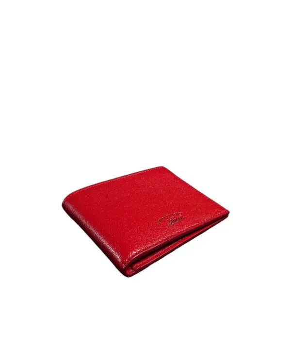 Gucci Lira Bifold Wallet - Bright Red