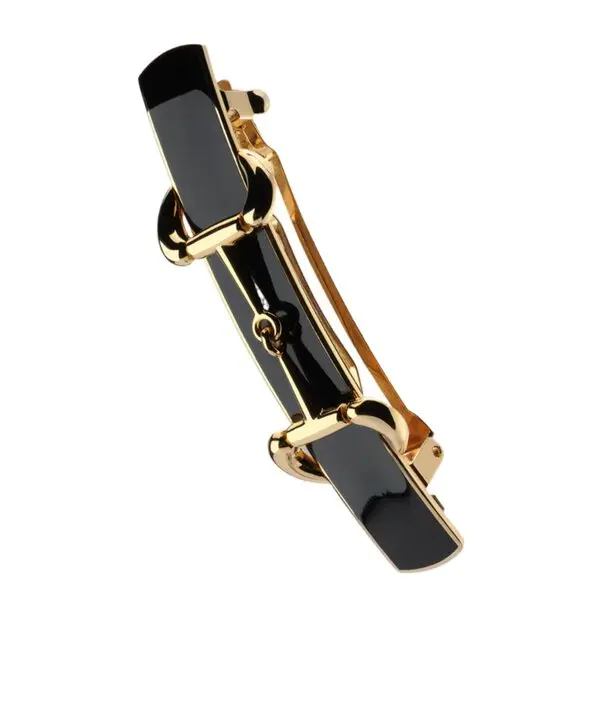 Gucci Horsebit Hair Clip With Enamel