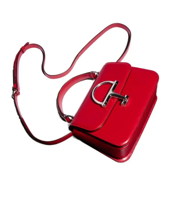 Gucci Siena Small Top Handle Bag - Red