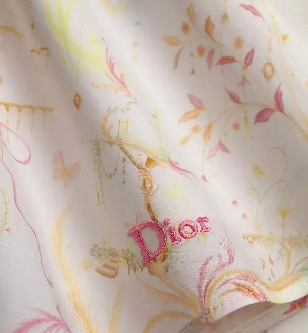 Dior Embroidered Flared Dress