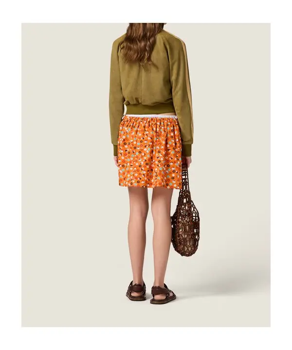 Miu Miu Poplin Skirt